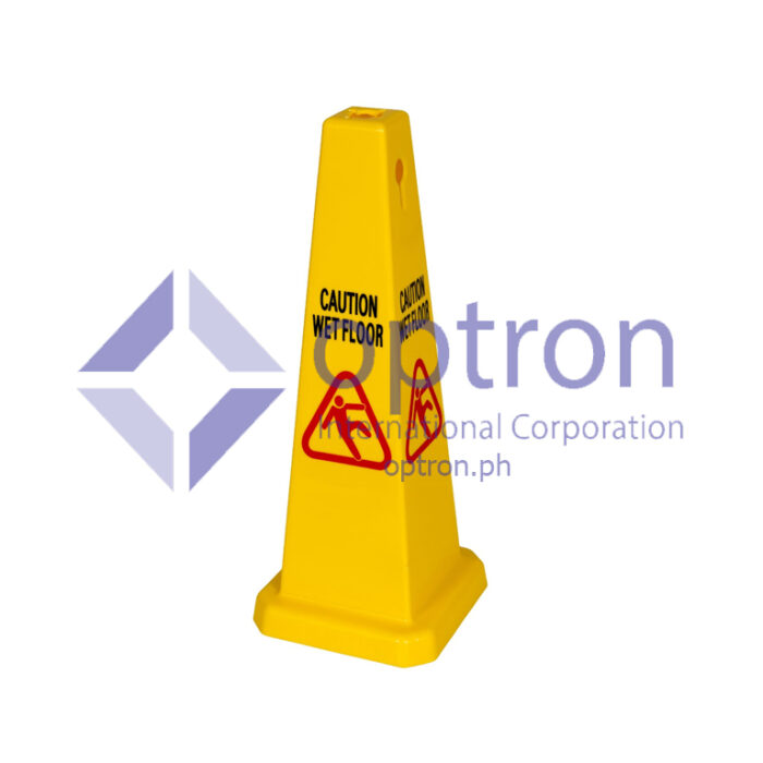 Caution Wet Floor Cone - Optron