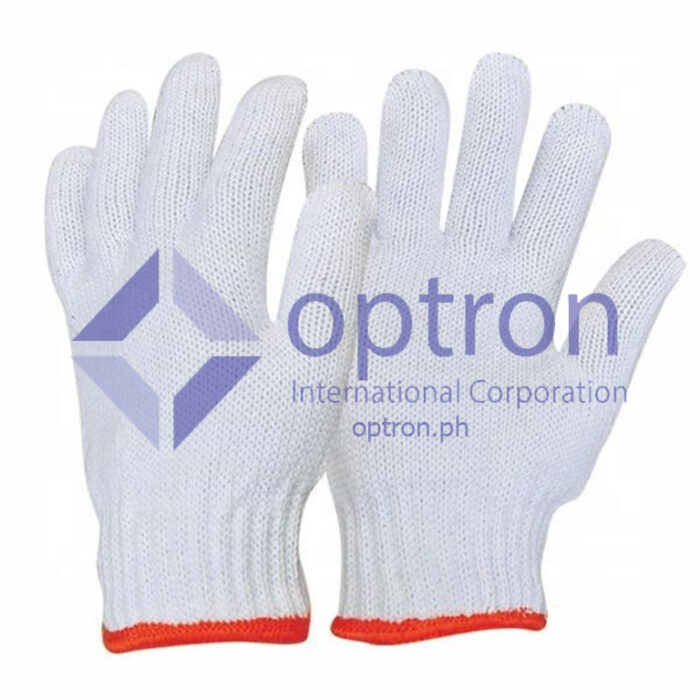 Cotton Knitted Gloves - Natural - Optron