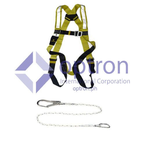 Full Body Harness + Double Lanyard - Optron