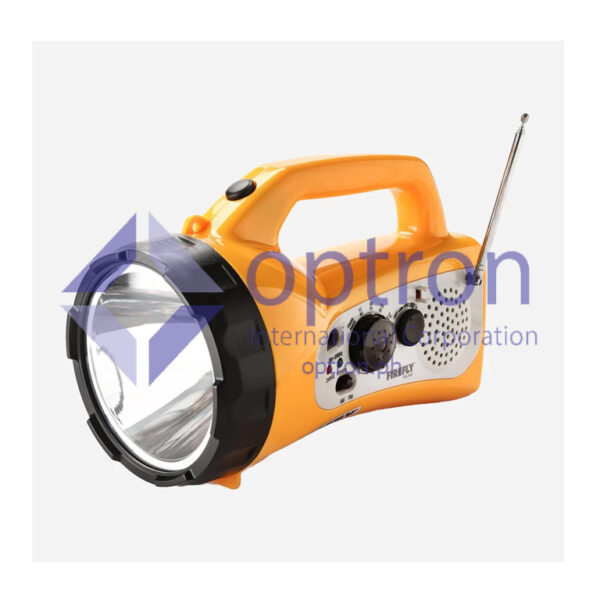Powerful Led Torch Lamp with AM/FM Radio - Optron