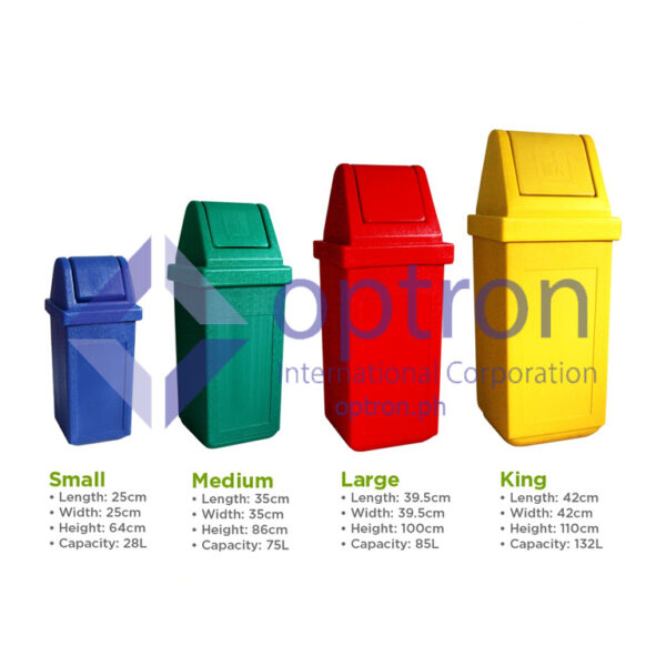 Waste Master Trash Bin - Optron